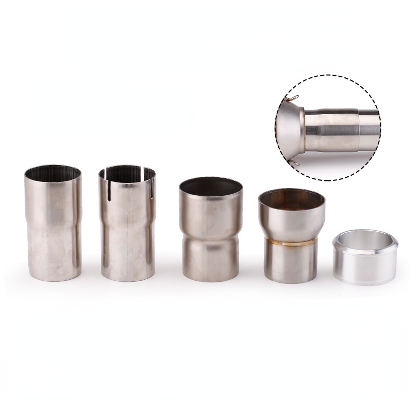 51/60MM Motorcycle Exhaust Pipe Muffler Adapter Tailpipe Connector ...