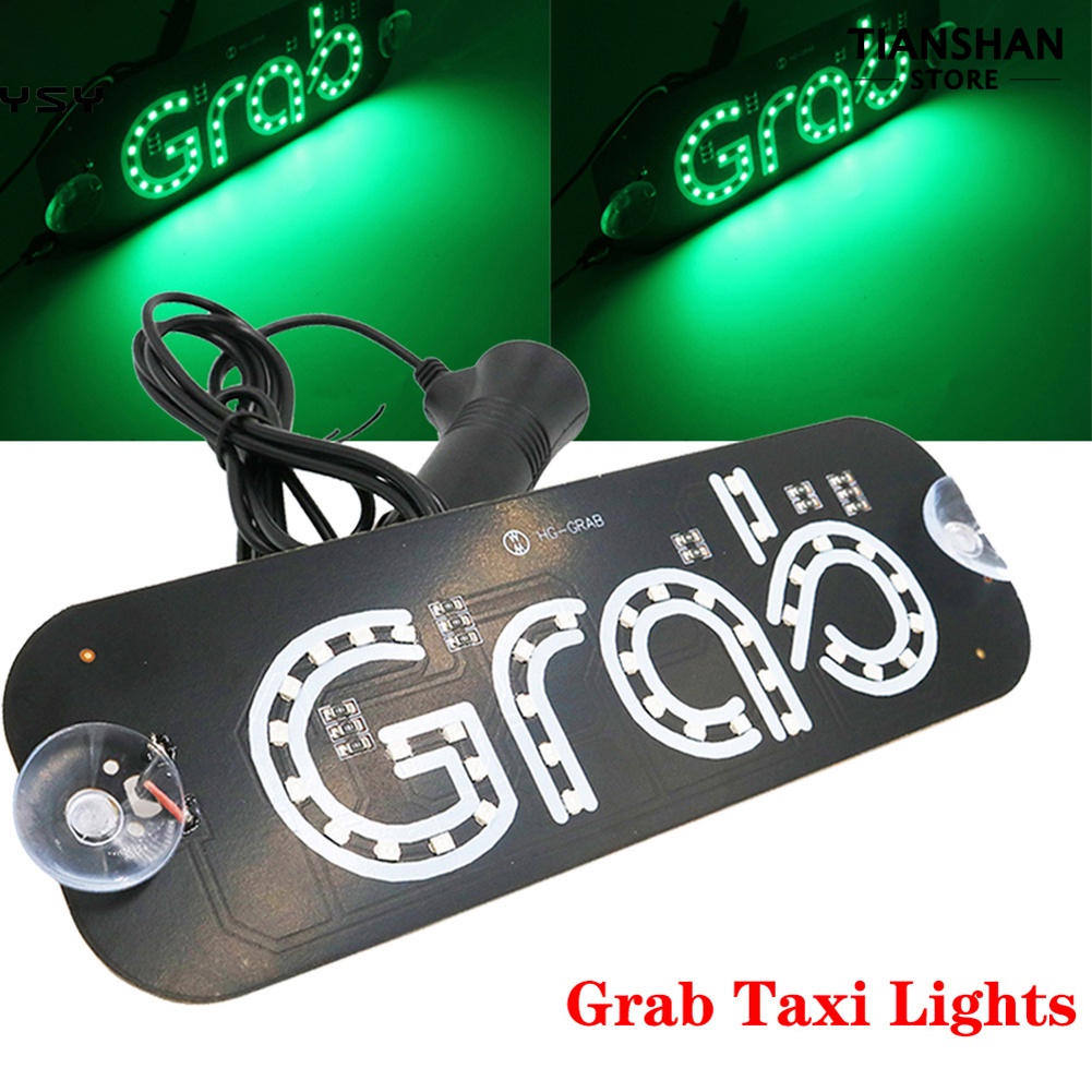 [TSS] MJJC 12V GRAB Taxi UBER LIBER LYFT LED Advertising Sign Indicator ...