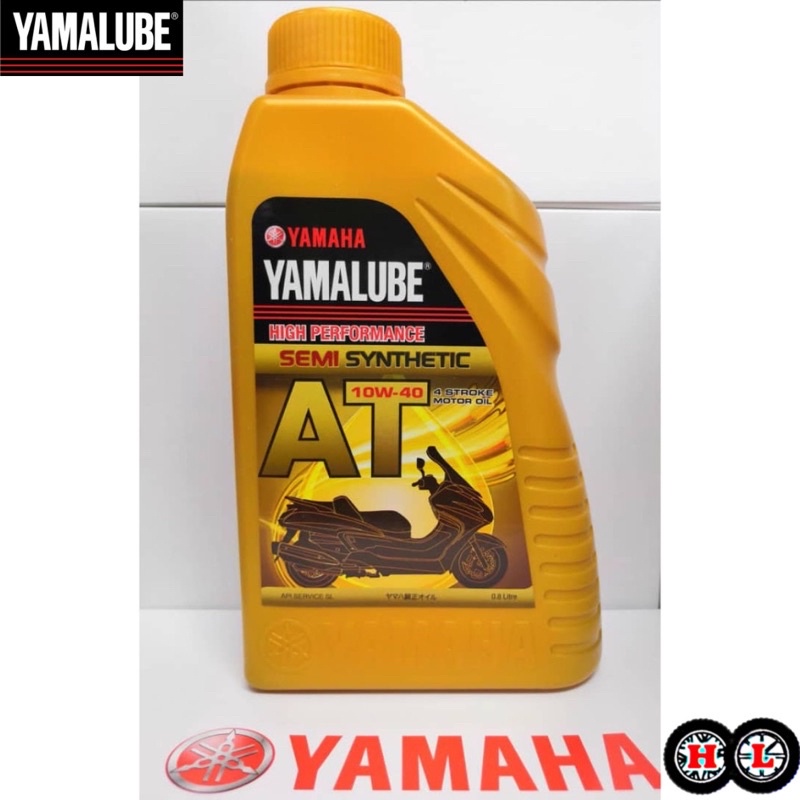 YAMAHA YAMALUBE 4T SEMI SYNTHETIC 10w-40 AT MOTOR SCOOTER ENGINE OIL 4T ...