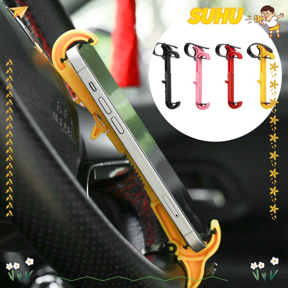 SUHU Steering Wheel Phone Clip Stretchable Creative Multifunctional GPS ...