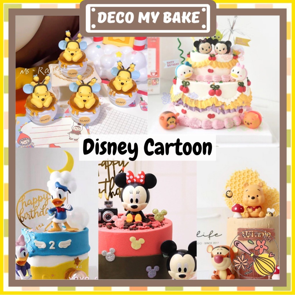 DMB Disney Cartoon Combo Pooh Tigger Tsum Mickey Lotso Birthday Cake ...