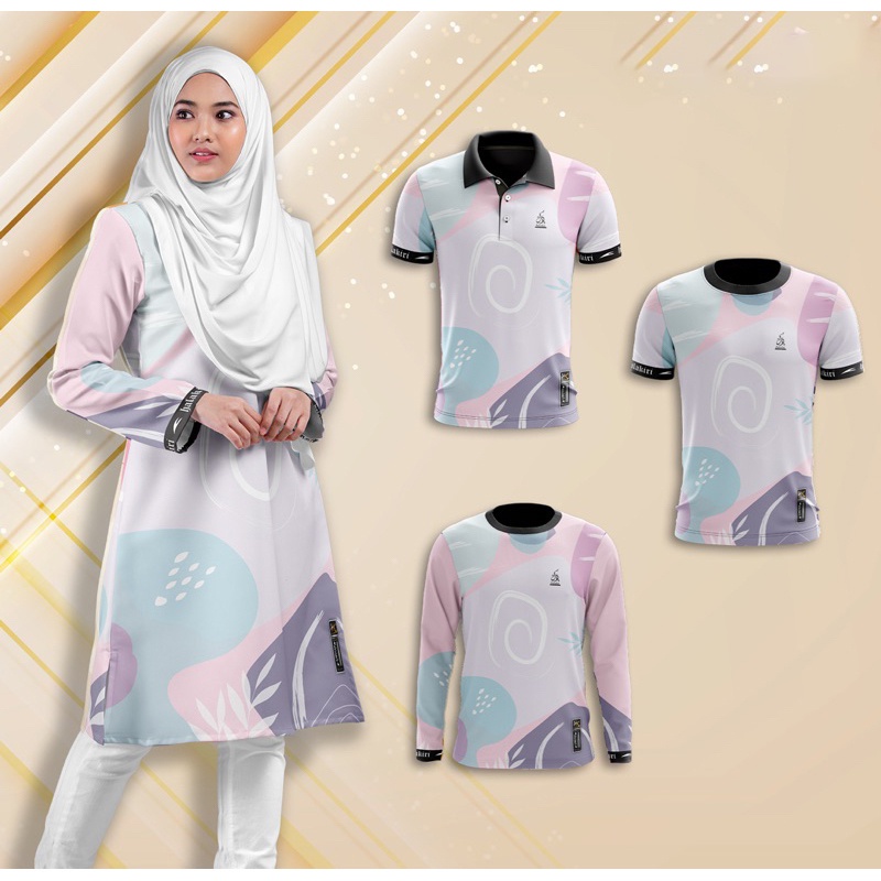 TSHIRT SUKAN PASTEL SUBLIMATION | Shopee Malaysia