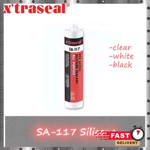 X’TRASEAL SA-117 VERSATILE GRADE RTV ACETIC SILICONE SEALANT 300ML CLEAR BLACK WHITE | Shopee ...