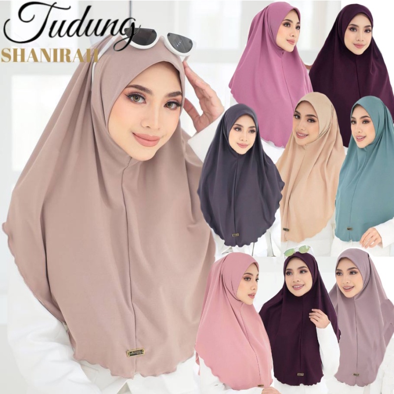 Tudung Sarung Instan Dewasa (20 warna) One Size L Tudung Lazy Curly Pattern Ironless Kids Hijab ...