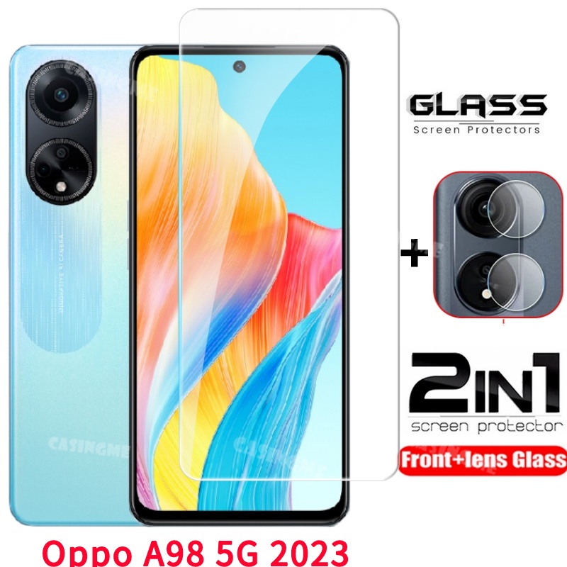 Oppo A98 5G 2023 Full Cover Tempered Glass Flim For Oppo A98 5G OppoA98 ...