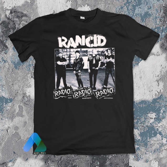 Rancid Band T-Shirt - RADIO RADIO RADIO (RARE BROADCAST) | Shopee Malaysia