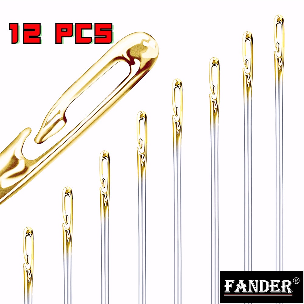 12 PCS New sewing needle No need to thread the needle Just hook the ...