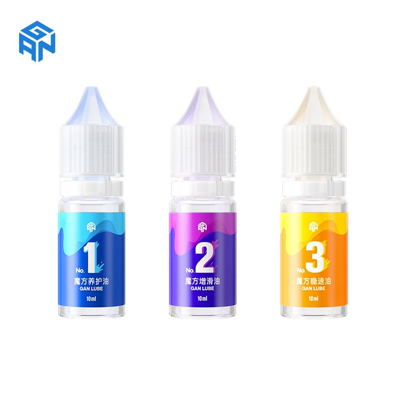 GAN Lube Cube Original 1 2 3 10ML Lube Professional Speed Cube Lube ...