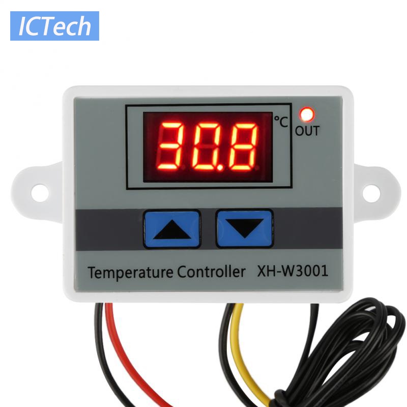 XH W3001 Microcomputer Temperature Controller 110-220V 12V 24V 10A ...