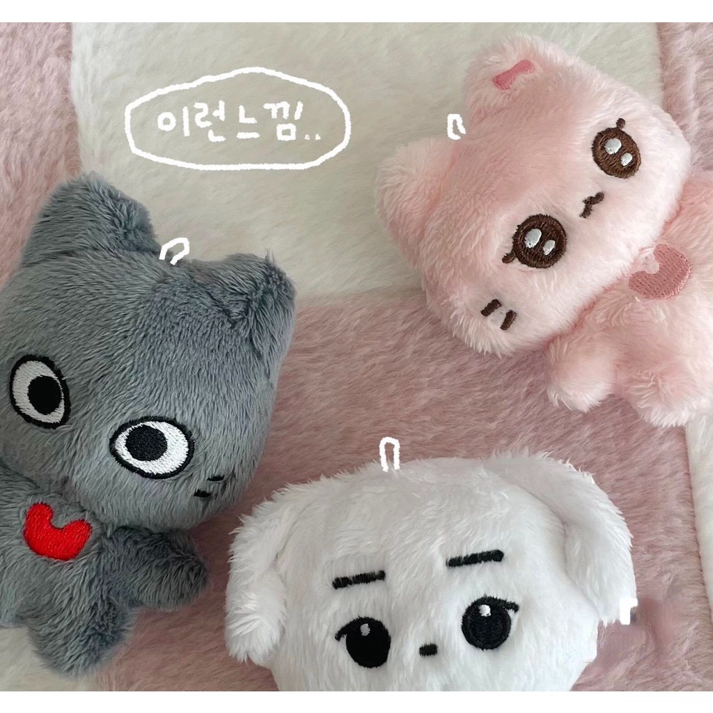 Kpop NewJeans DANIELLE MINJI Haerin Black and White Cat Plush Doll Key ...