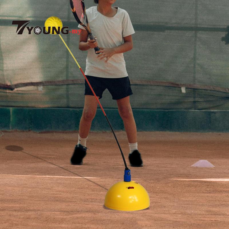 [ Tennis System Portable Self Training Tool for Training Swing Hitting ...