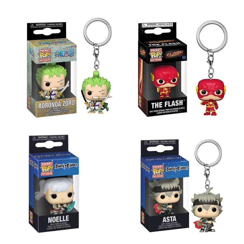 Funko POP Anime One Piece Zoro Doll Keychain DC The Flash Action ...
