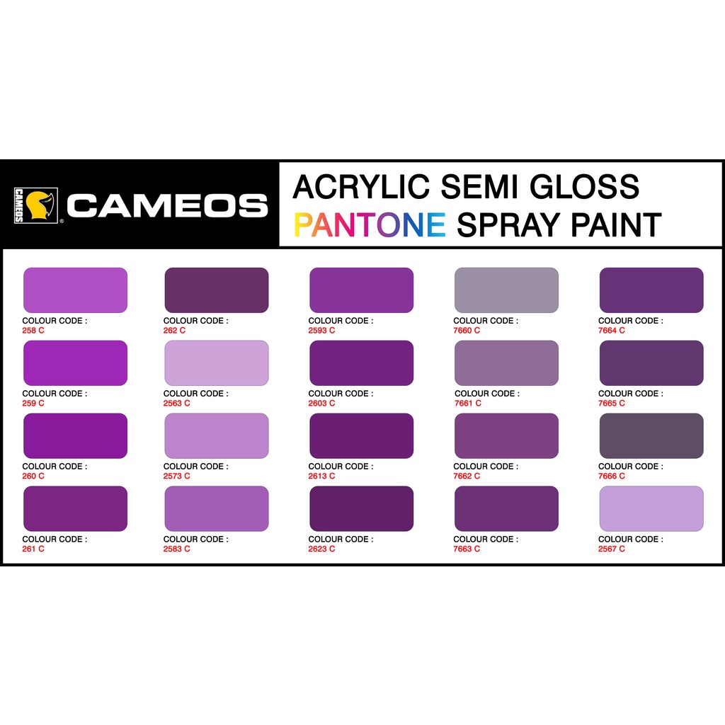 PANTONE Color P27 - Aerosol Spray Paint - CAMEOS 400ML/Bottle | Shopee ...