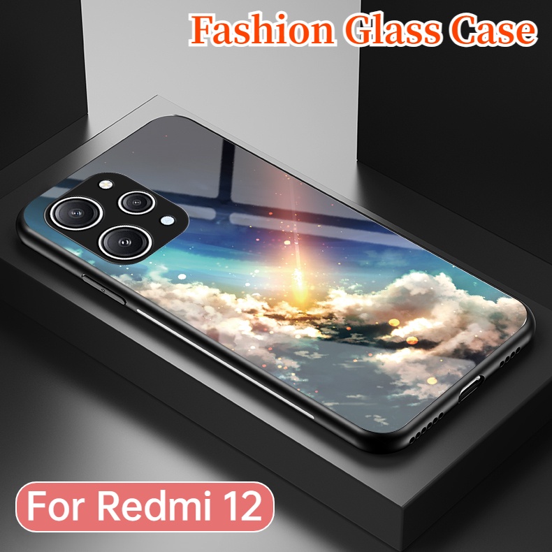 Fashion Shockproof Hard Casing hp Xiaomi Redmi 12 12C Redmi12 2023 4G ...