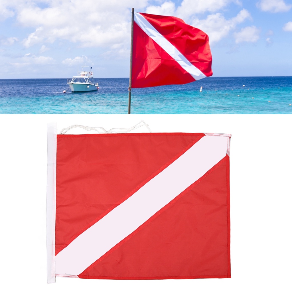 SPR-Dive Flag For International Scuba Diving Freediving Diver Down Boat ...