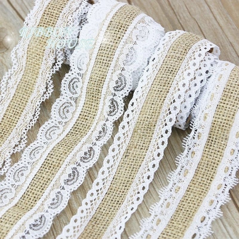 (5m/batch) Various Styles Of Natural Color Linen Lace Wedding Dress ...