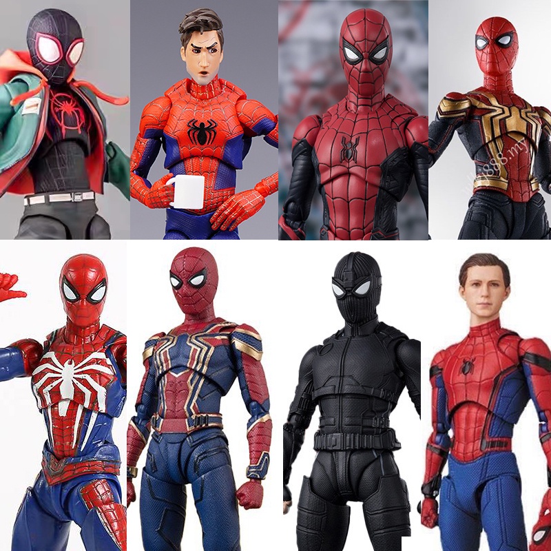 SHF Spider-Man Marvel Miles Morales Parallel universes2 a variety of ...