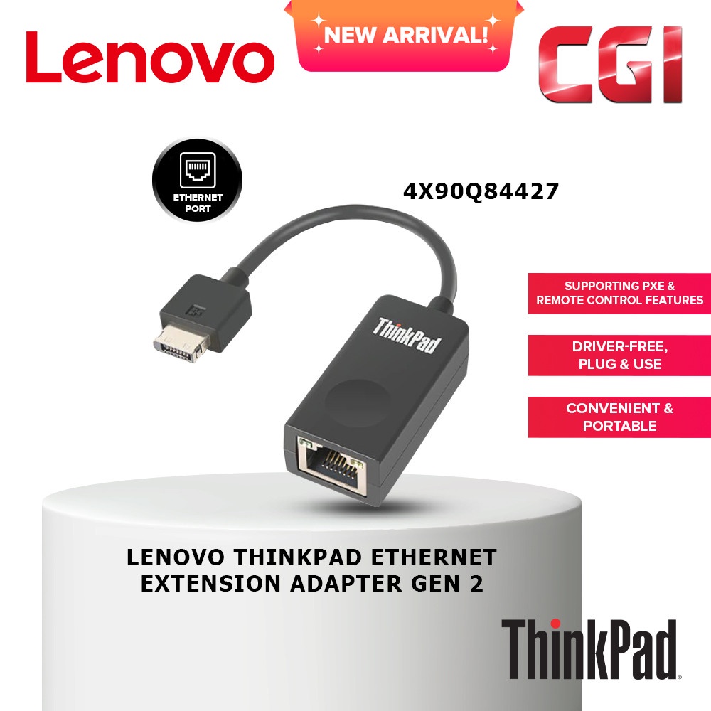 Lenovo Thinkpad Ethernet Extension Adapter Gen 2 4x90q84427 Shopee Malaysia