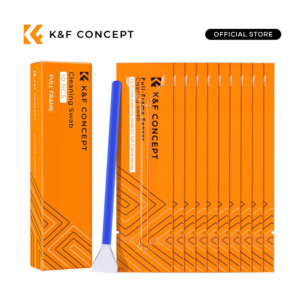 K&F Concept 16mm or 24mm Full-frame or APSC Camera Sensor Cleaning Swab ...