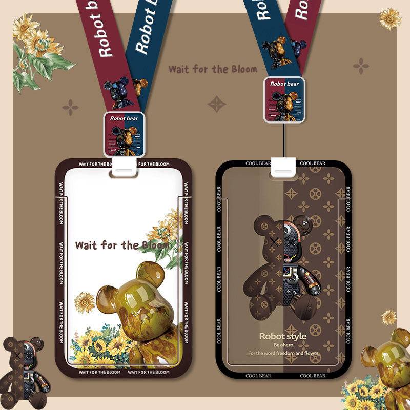 Mechanical bear Apartment card case access control meal card holder ...