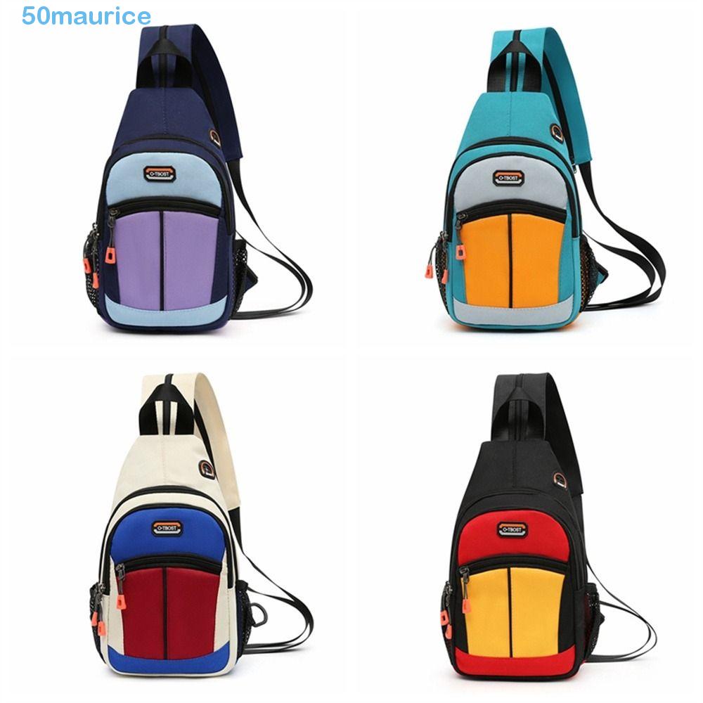 MAURICE Sling Chest Bag, Waterproof Shoulder Bag Girl Crossbody Bag ...