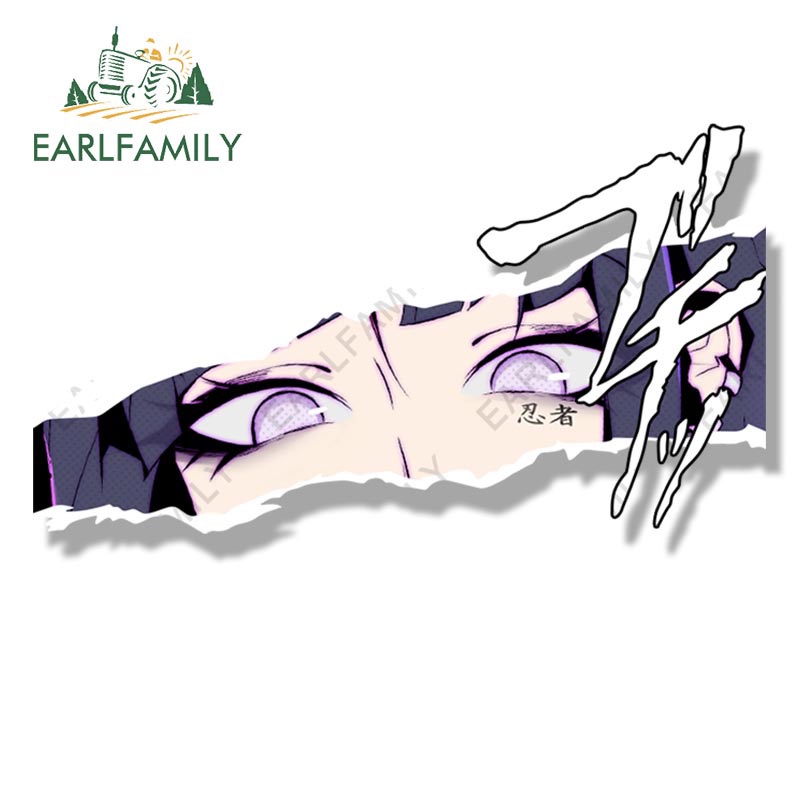 EARLFAMILY Tattoo Ninja Hinata Fanart Car Sticker Anime Sketch Art ...