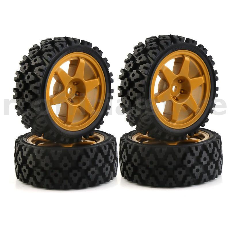 HPI RS4 1/10 Drift RC Car Tires for Kyosho FW06 / Tamiya TT01/TT02/XV ...