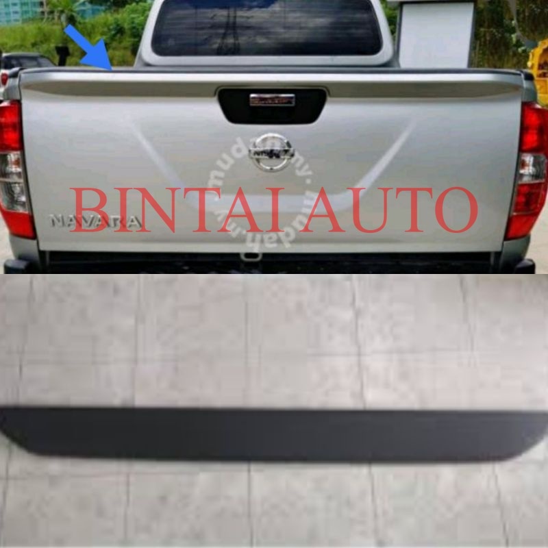 *ORIGINAL NISSAN D23T NAVARA 2015 NP300 REAR BOOT BONNET TOP GARNISH COVER/ UPPER SPOILER ...