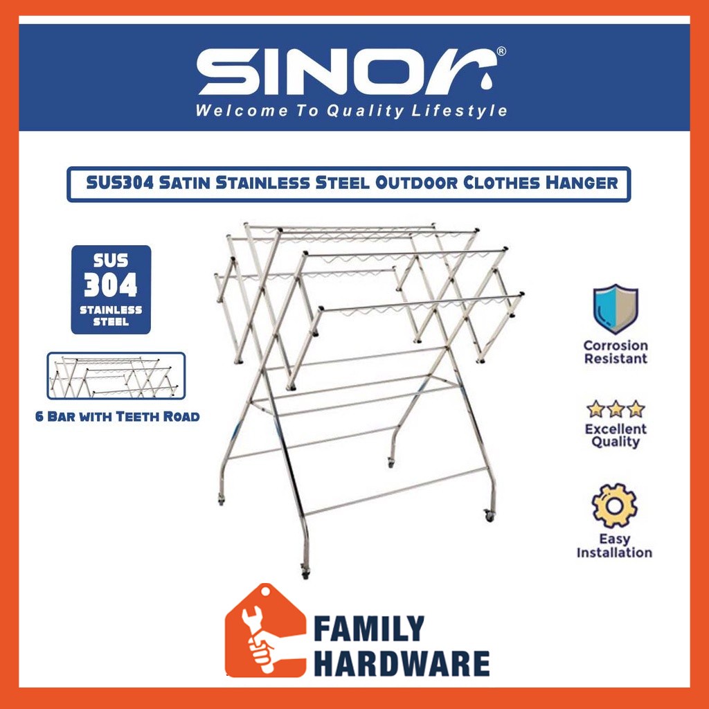 Sinor BF-6250-304 EXTRA BIG SUS304 SATIN Stainless Steel Outdoor ...