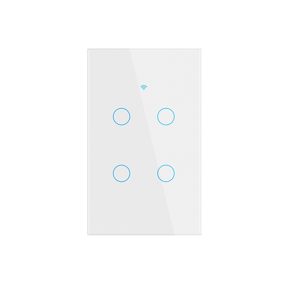 Zigbee Wall Touch Smart Light Switch With Neutral Smart Lifetuya 2/3 ...