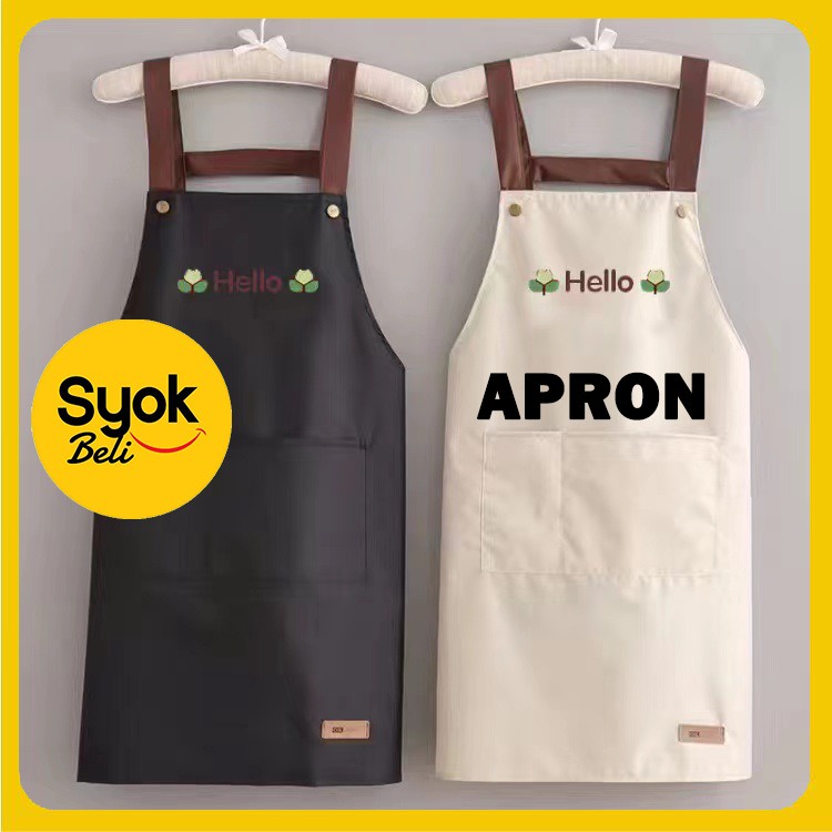 [SYOK]Dapur Apron Kalis air Minyak-bukti H jenis Apron kerja pakaian ...