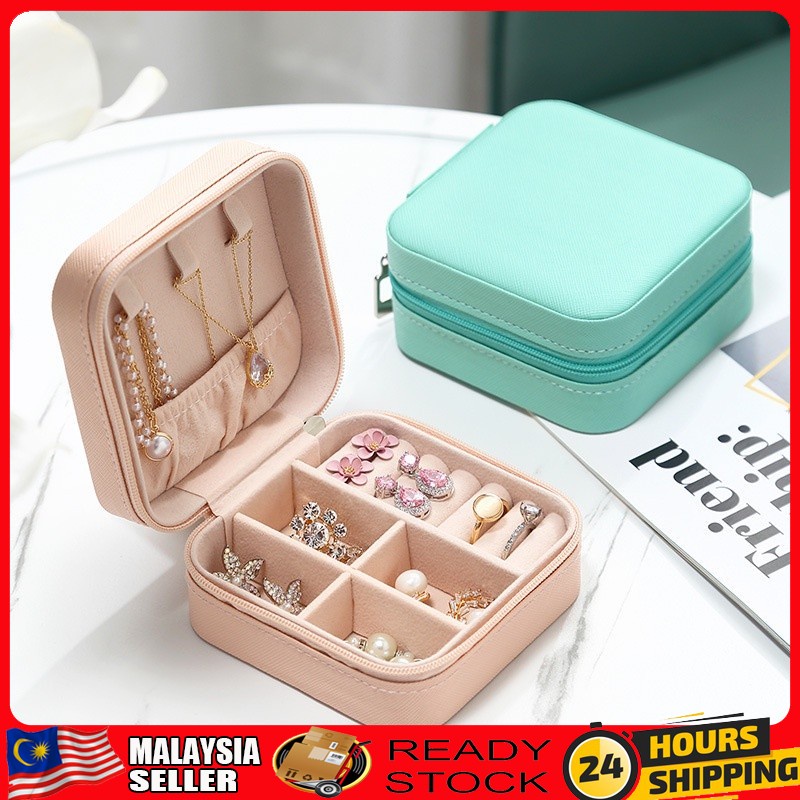 Jewellery Box Jewellery Organizer Portable Travel Jewelry Box PU ...