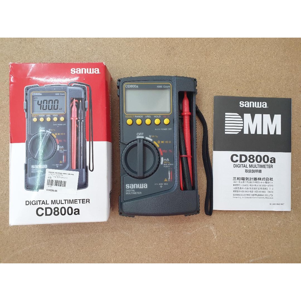 Original SANWA CD800a Digital Multimeter ( AC / DC ) | Shopee Malaysia