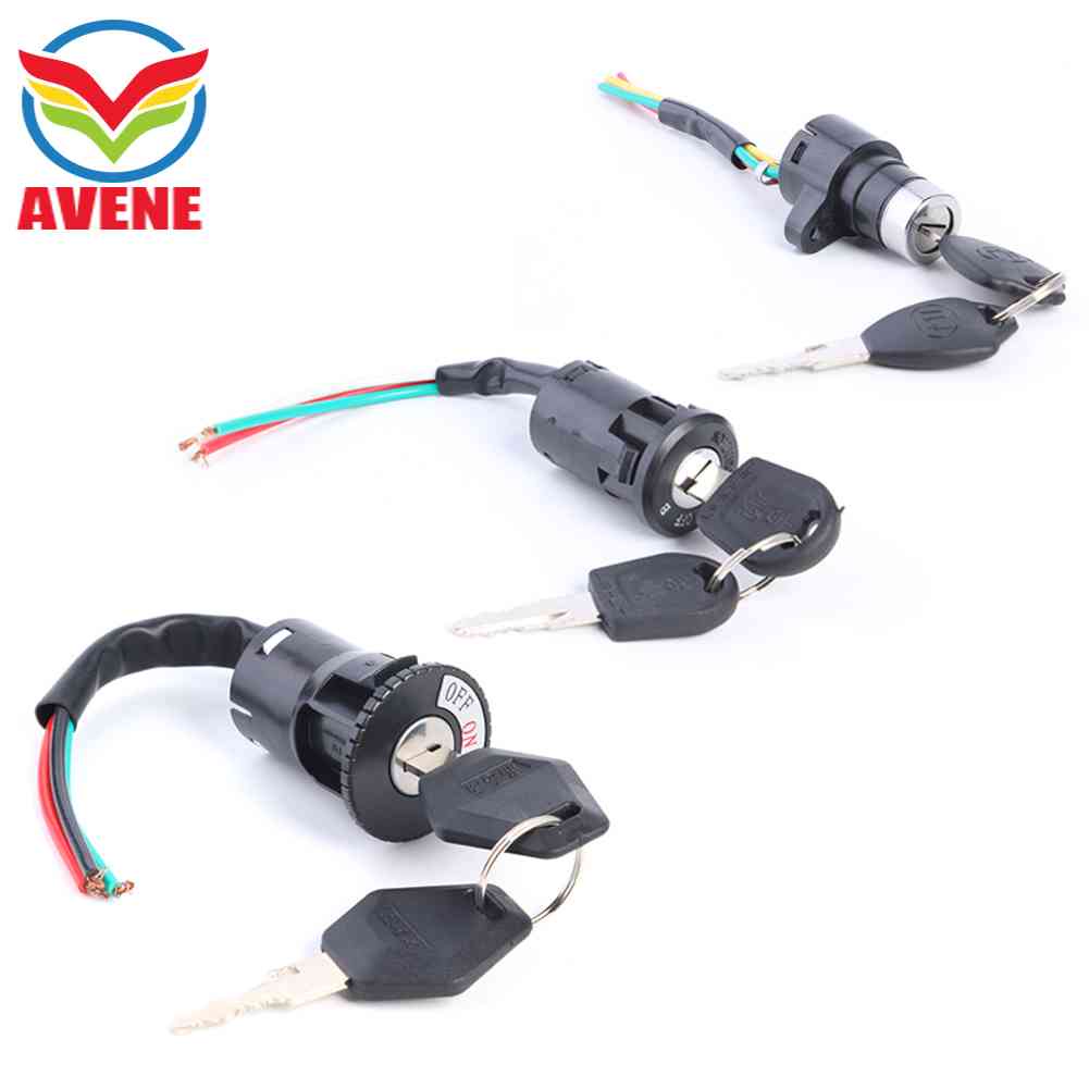 Electric Bicycle Ignition Switch Key Power Lock for E-Scooter Bike ...