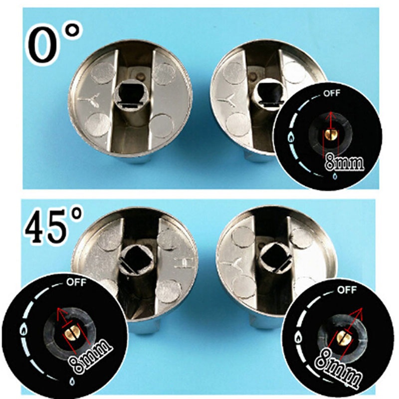 Universal Metal Rotary Replacement Accessory Switch Control Knobs for ...