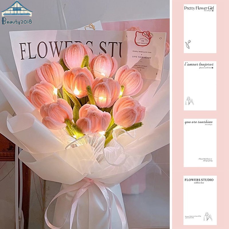 1pc Flower Wrapping Paper Bouquet Gift Florist Wrap Wrapper Birthday ...