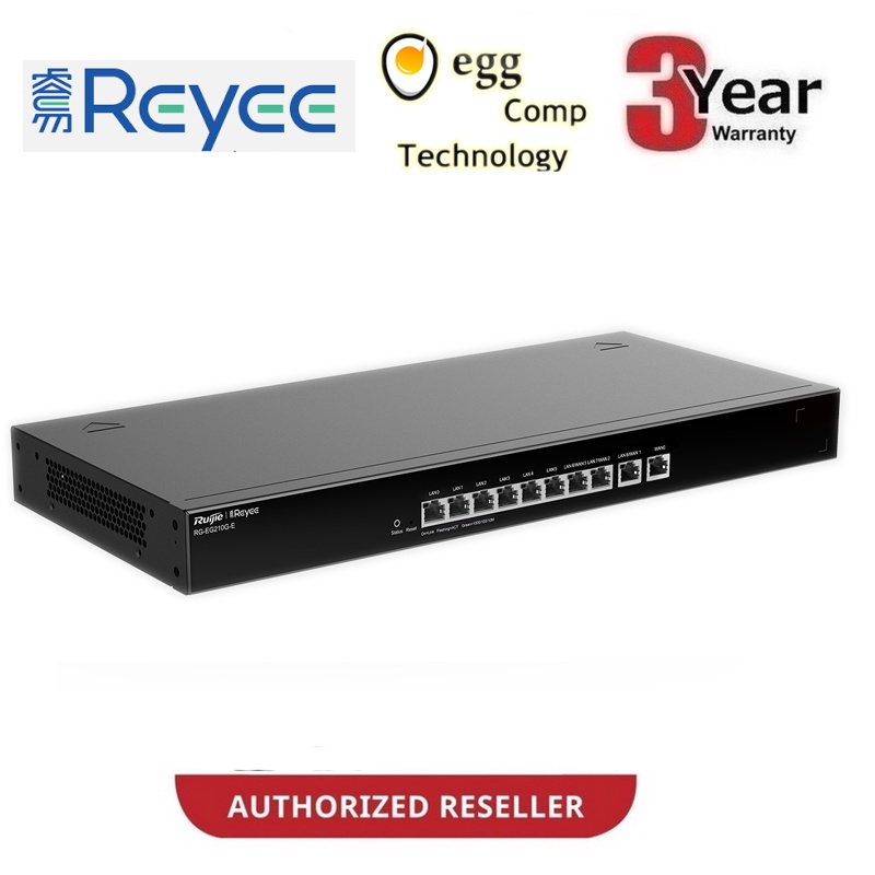 REYEE 10-PORT GIGABIT POE CLOUD MANAGED GATEWAY (RY-RG-EG210G-E ...
