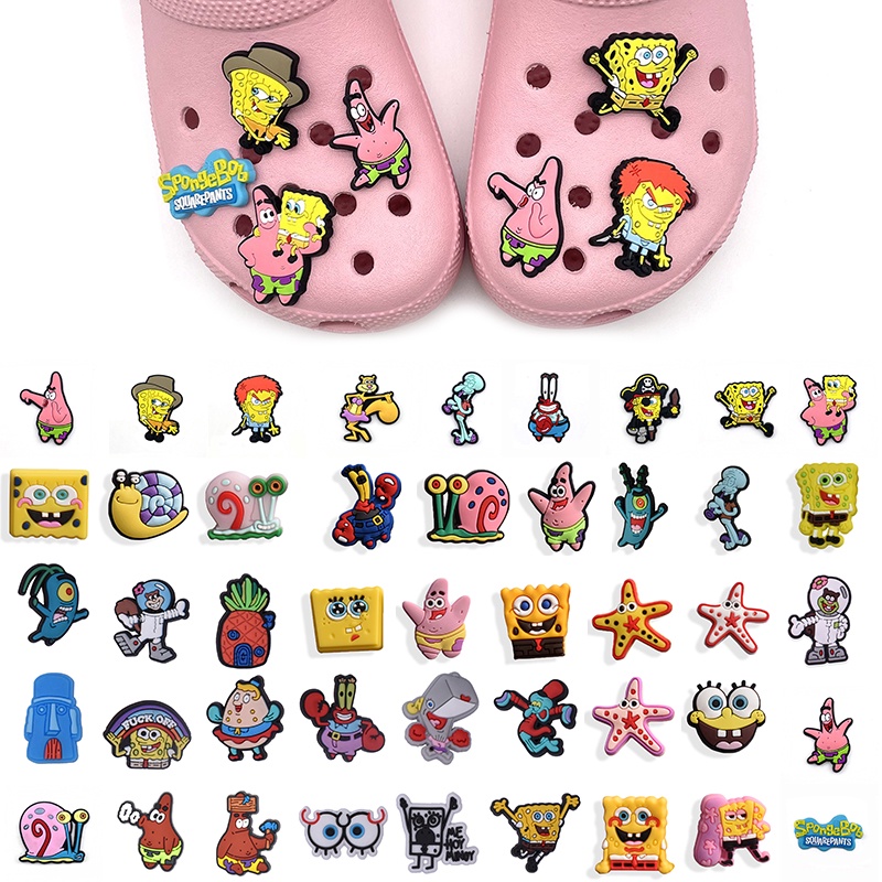Croc Jibbit Cute Cartoon SpongeBob SquarePants Collection Charming ...
