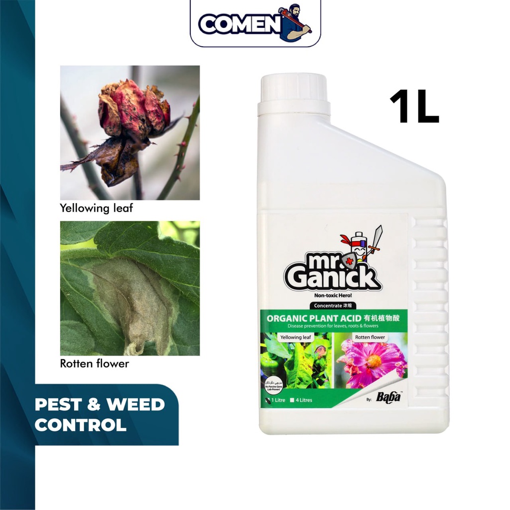 MR.GANICK (BABA) Organic Plant Acid Concentrate 1 Liter Non-Toxic ...