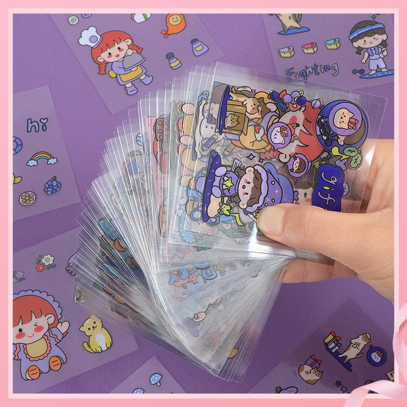 20 pieces of non-repetitive pet stickers in bulk 8*8 single sheet ...