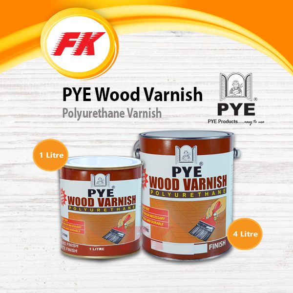 PYE Wood Varnish Wood Protector 1LT & 4LT | Shopee Malaysia