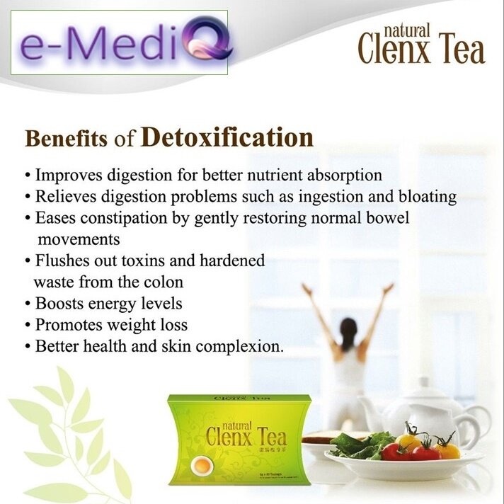 NH Clenx Tea | Detoxlim Clenx Tea 3g [Detoxfication , Cleansing] 50s ...