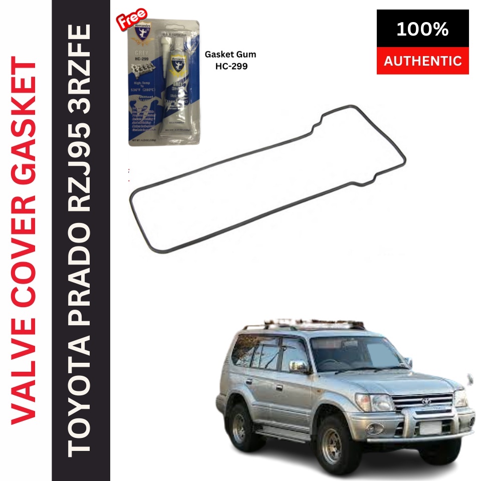 (JAPAN QUALITY) NARA VALVE COVER GASKET FOR TOYOTA PRADO RZJ95 3RZFE ...