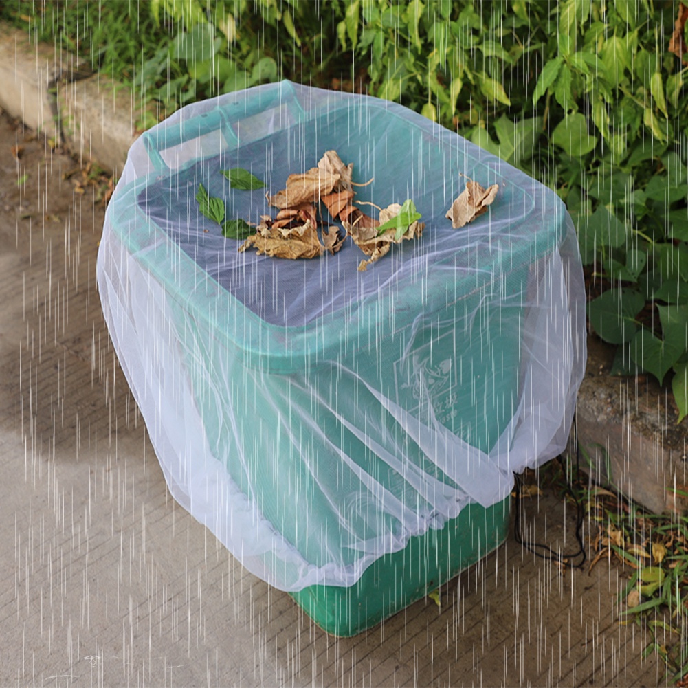 Mesh Cover Net For Outdoor Garden Rain Barrels Water Collection Buckets ...