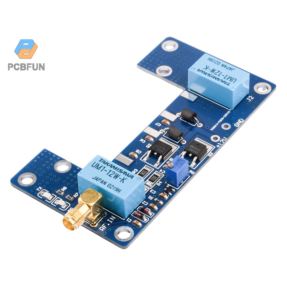 Pcbfun Rf Power Amplifier Board Transceiver Circuit Pcb Module For 1-5w ...