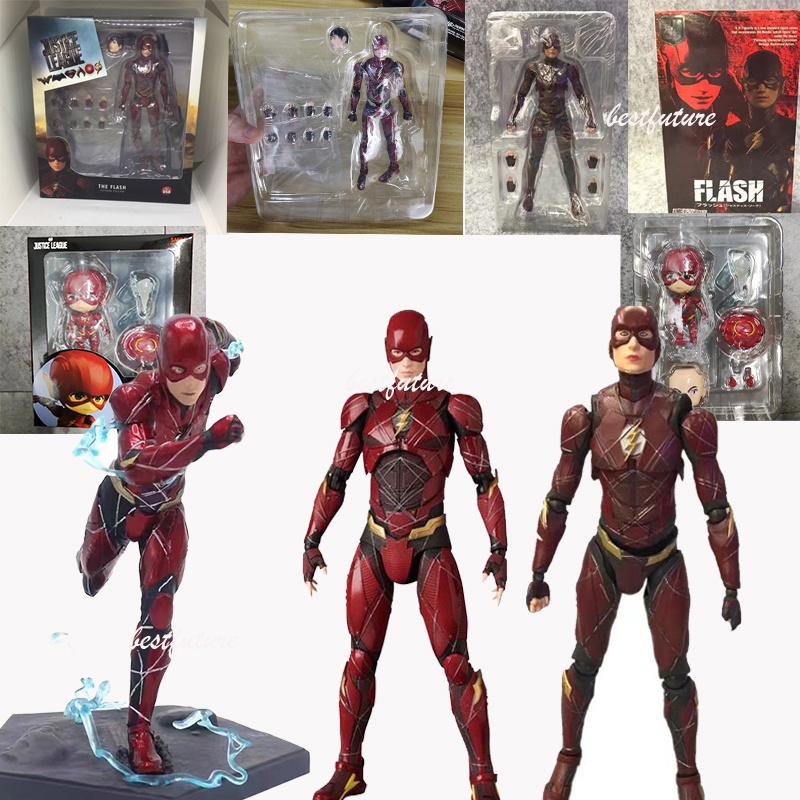 DC Nendoroid Justice League 917 MAFEX The Flash 058 Shf Flash Figure ...