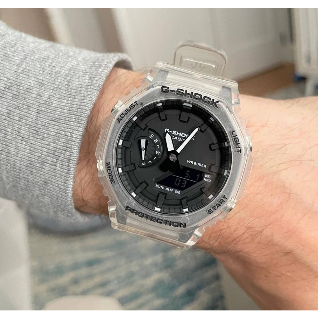 G SHOCK GA-2100 GA-2100SKE-7A TRANSPARENT TMJ PREMIUM NEW VERSION(CLICK ...