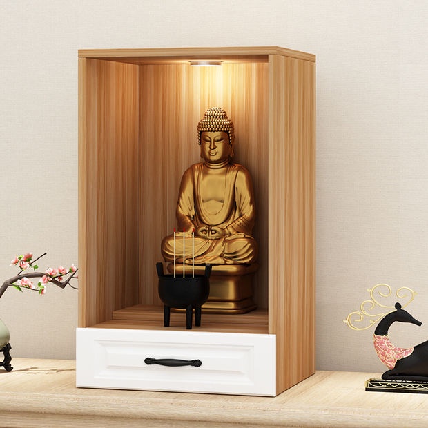 Buddha altar cabinet Buddha niche Buddha table small offering table ...