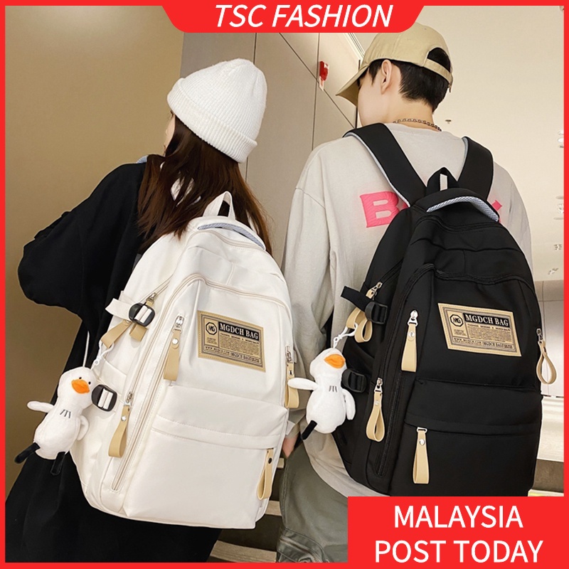 Korean Version of the Trend of Large-capacity Student Backpack Simple ...