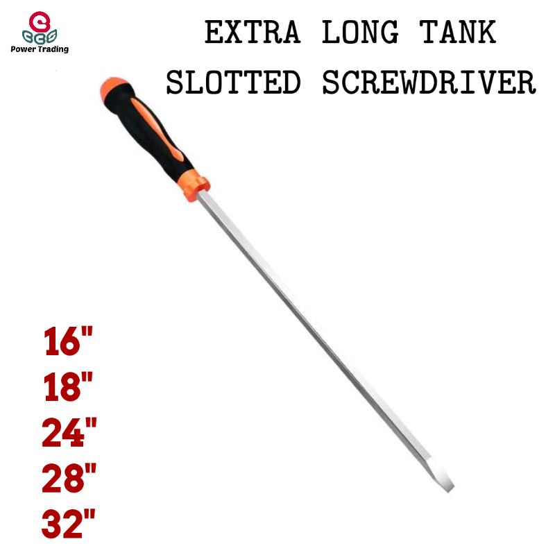 PRC TUOCHI EXTRA LONG SLOTTED TANK SCREWDRIVER | Shopee Malaysia